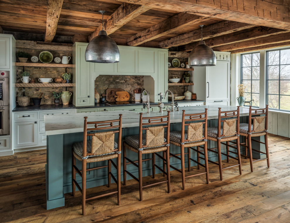 Bucks County Barn Residence - Farmhouse - Kitchen - Philadelphia - by ...