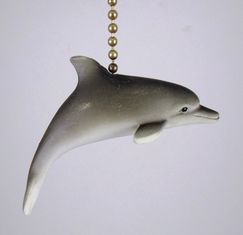 Tropical Dolphin Porpoise Ocean Life Fan Light Pull - Beach Style ...