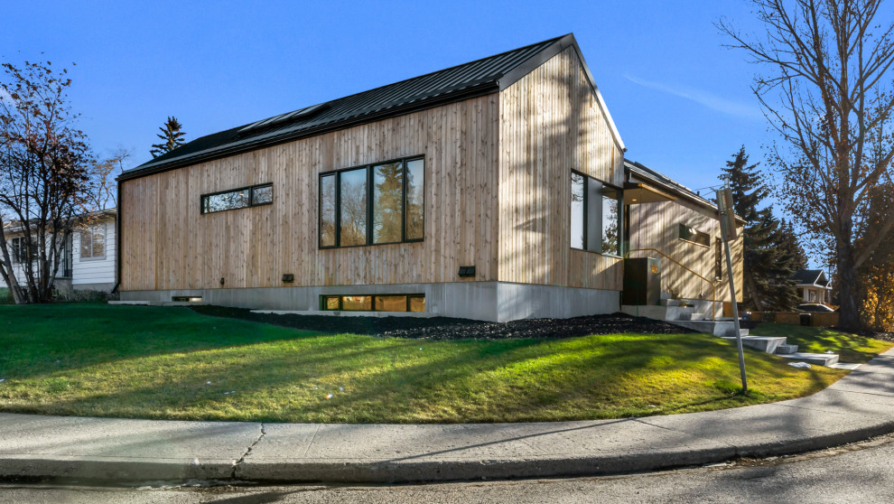 Scandinavian Farmhouse - Contemporary - House Exterior - Calgary - by ...