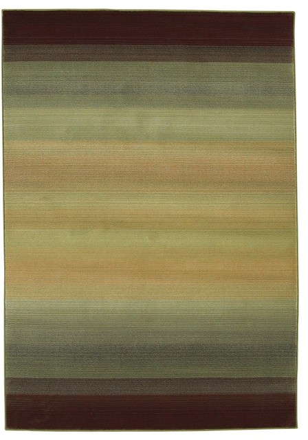 Oriental Weavers Generations 594X1 Brown/Beige Area Rug, Rectangle 7'10 ...