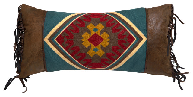 Wrangler Southwest Diamond Southwestern Throw Pillow, 14"x26 ...