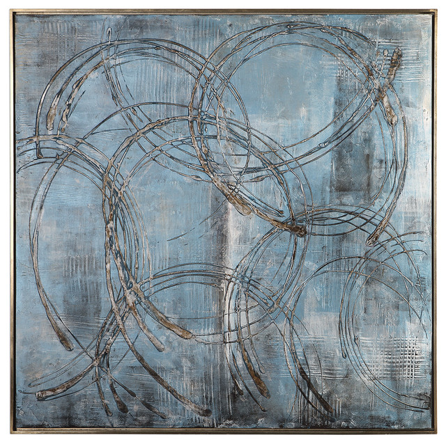 Uttermost Interlock Modern Art - Contemporary - Prints And Posters - by ...