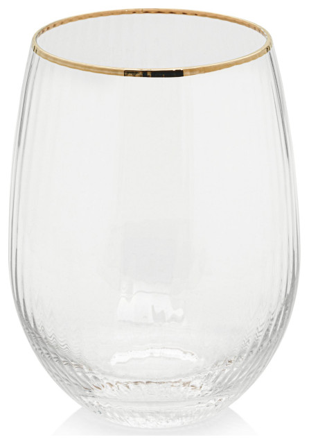 Optic Stemless All Purpose Glasses, Set of 6 - Contemporary - Everyday ...