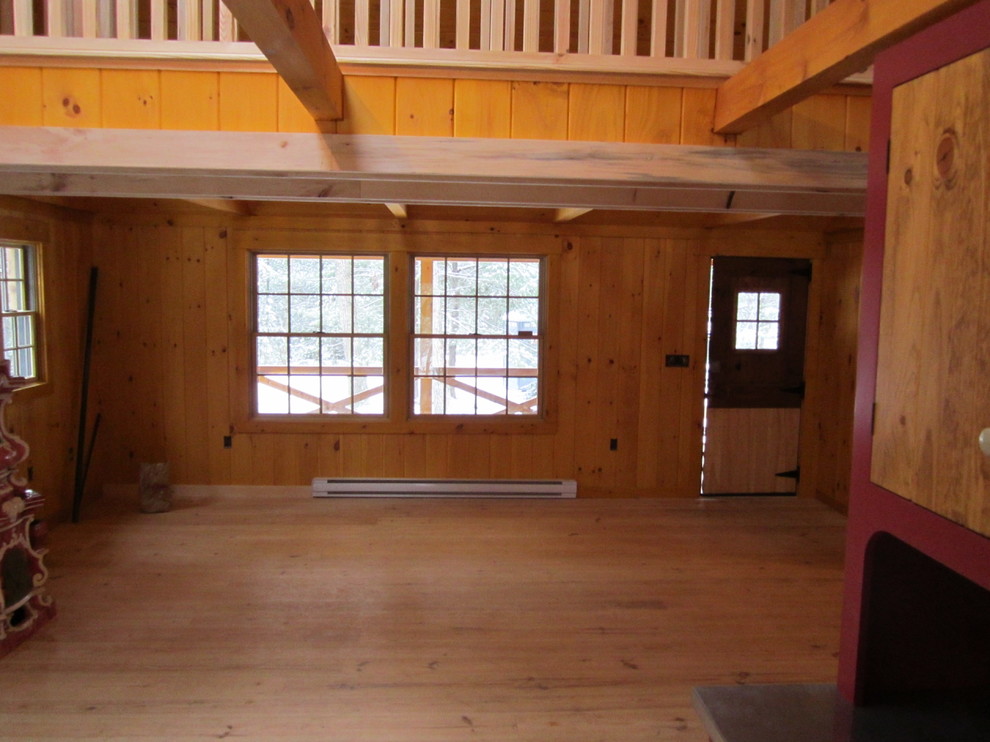 Timber frame Addition on existing Cabin - Traditional - Other - by Mid ...