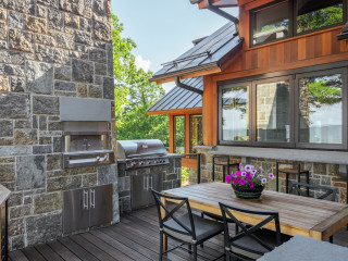 Mountaintop View - Rustic - Deck - New York - by Phinney Design Group ...