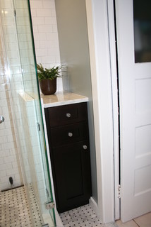 Small Pass-Through Marble Bath - Traditional - San Francisco - by SJ&J ...