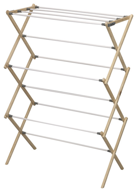 X-Frame Clothes Drying Rack - Transitional - Drying Racks - by ...