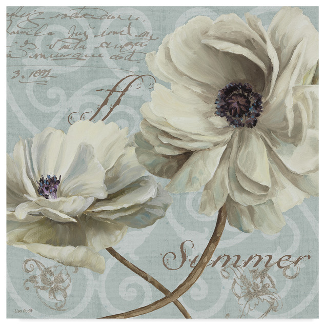 Lisa Audit 'Blue Summer VII' Canvas Art, 14"x14" - Contemporary ...