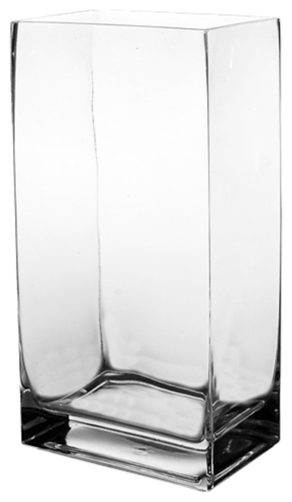 CYS Rectangular Glass Wedding Vase - Contemporary - Vases - by CYS ...