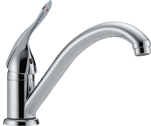 Delta HDF Single Handle Kitchen Faucet, Chrome, 101LF-HDF ...