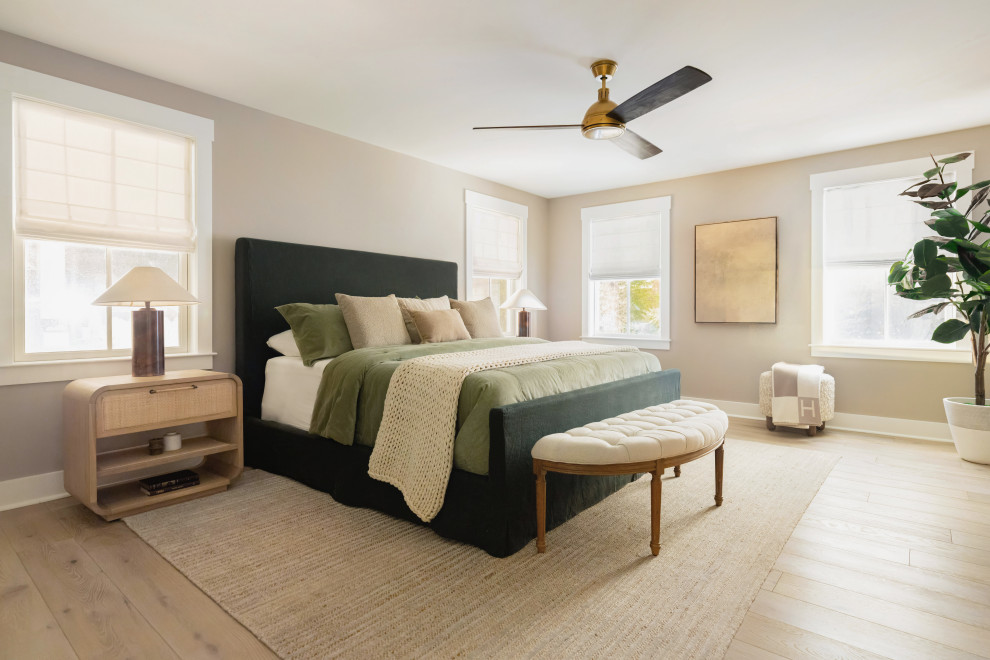 Calming Bedroom Oasis - Transitional - Bedroom - Philadelphia - by ...