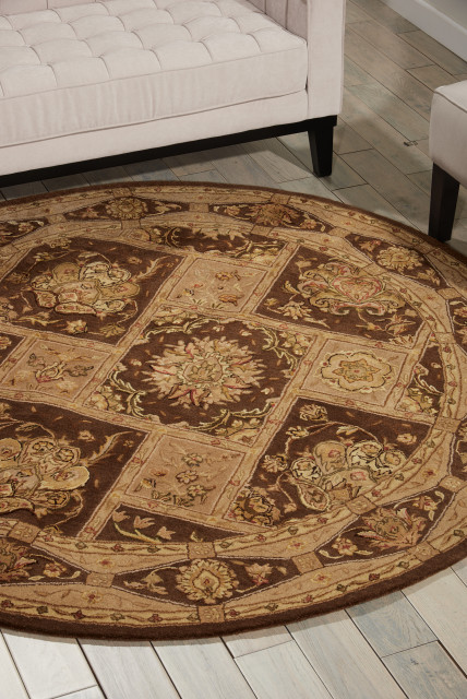 Nourison Home 3000 6' Round Area Rug, 6'xRound - Traditional - Area ...