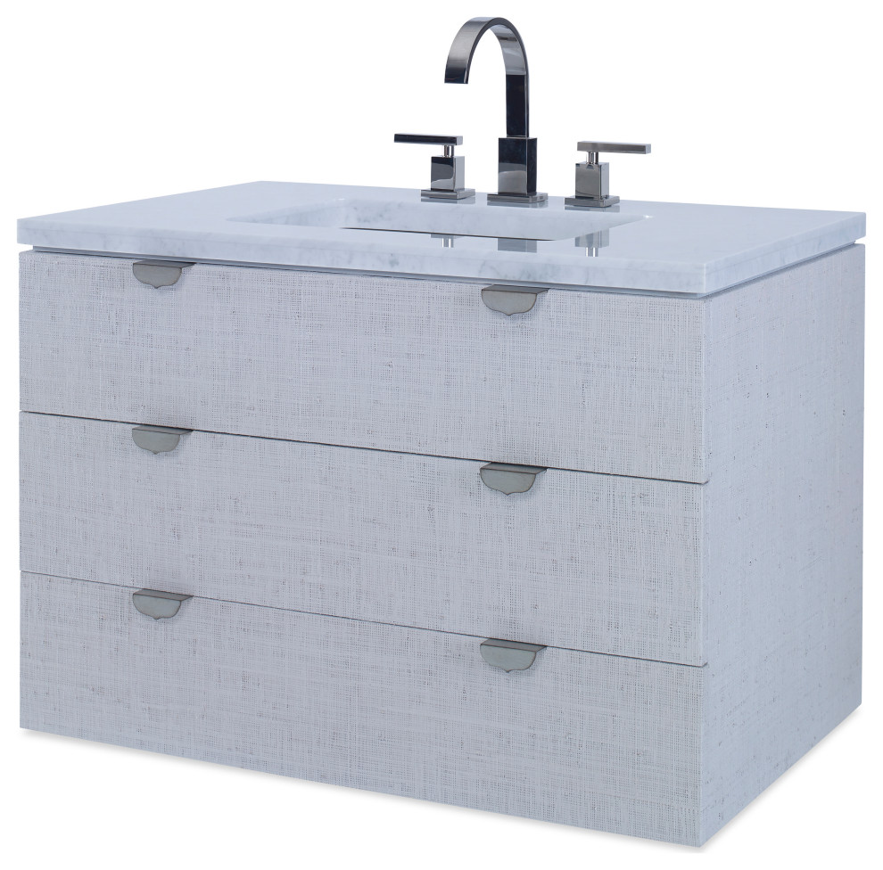 Ambella Home Collection Adaline Wall Mount Sink Chest - Transitional ...
