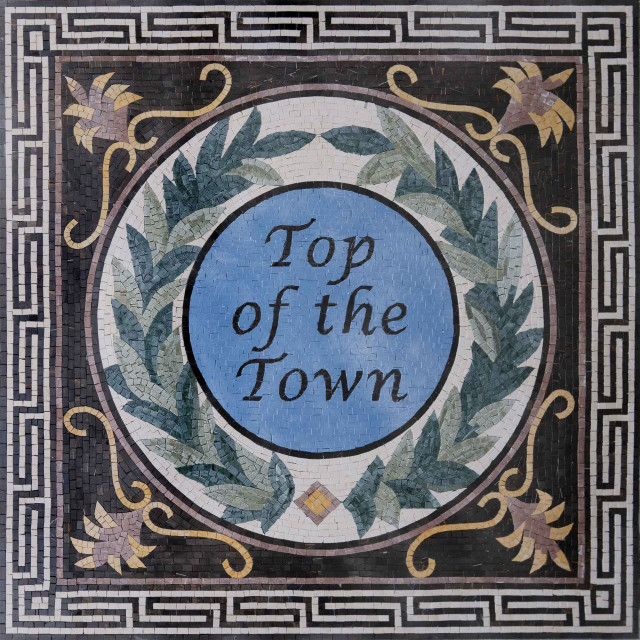 Custom Floral Design Mosaic Wall Art, 60" x 60" - Contemporary - Tile ...