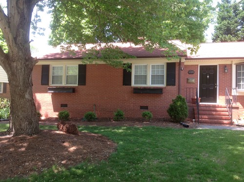 Landscaping Ranch Homes Brick Design