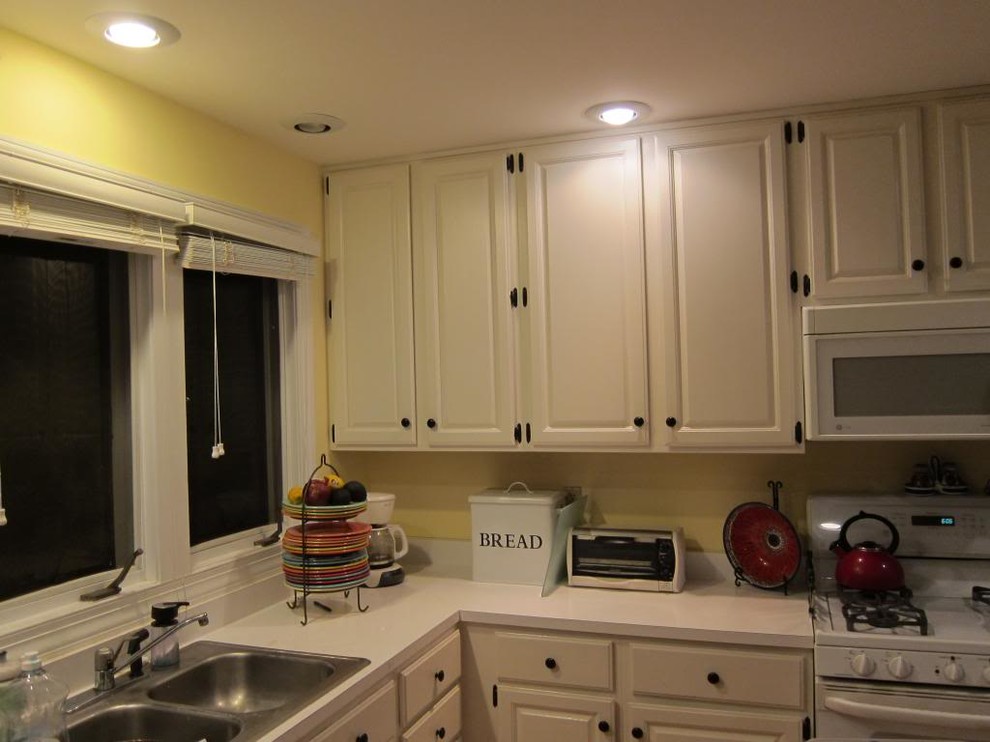 Finished Kitchen with Acid Washed Marble
