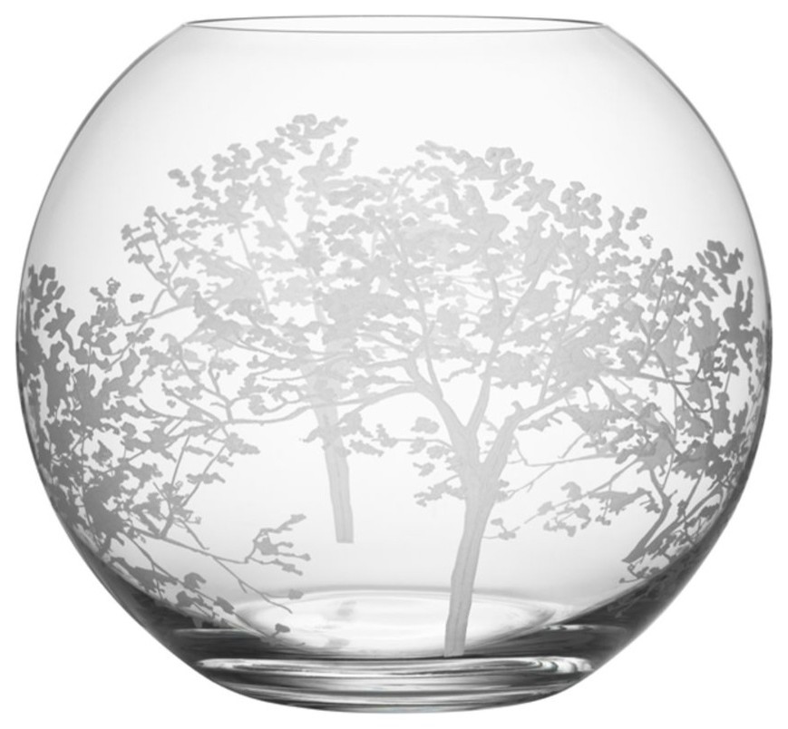 Orrefors Organic Round Vase, Large - Contemporary - Vases - by Silver ...