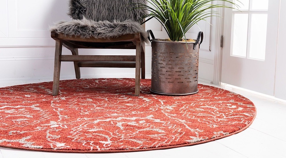 Contemporary Jacquard Brick Area Rug, 9'x12' - Contemporary - Area Rugs ...