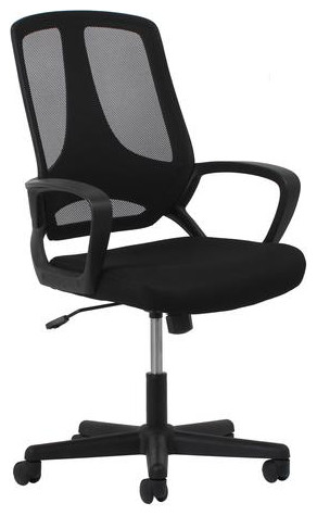 Essentials by OFM ESS-3040 Swivel Mesh High-Back Task Chair With Arms ...