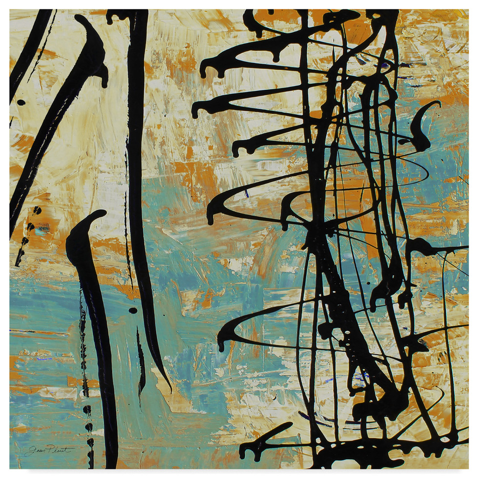 Jean Plout 'Abstract Whirlwind' Canvas Art, 18"x18" - Contemporary ...