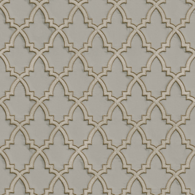 Geometric Textured Wallpaper, Trellis Pattern, Sample - Mediterranean ...