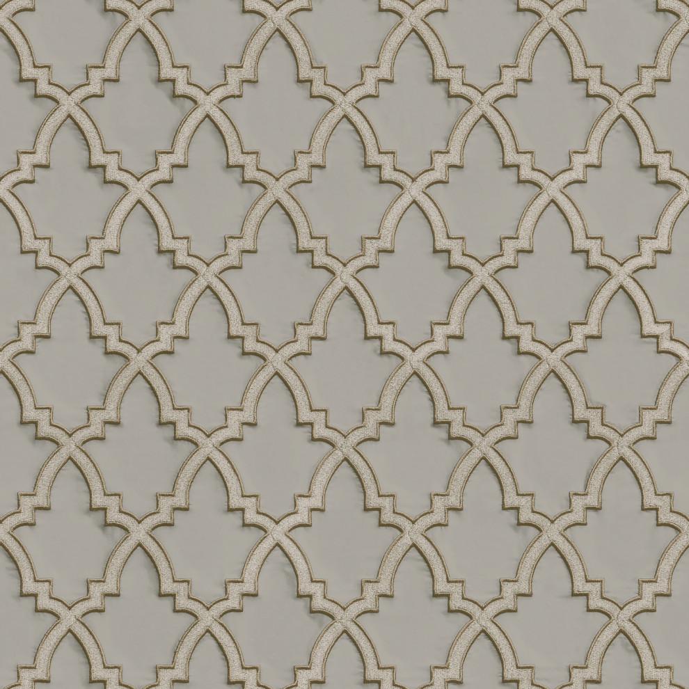 Geometric Textured Wallpaper, Trellis Pattern, Sample - Mediterranean ...