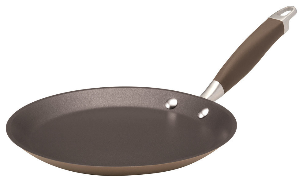 Advanced Bronze Hard-Anodized Nonstick 9-1 and 2" Crepe Pan ...