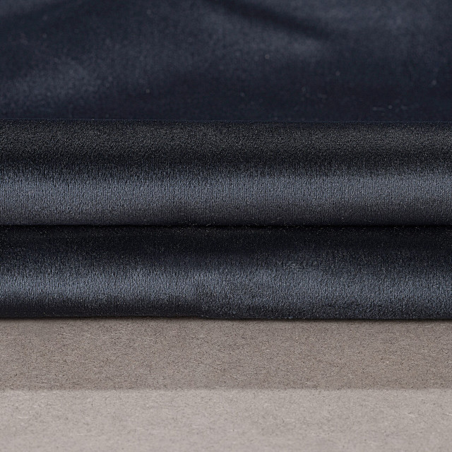 Dark Night Blue Performance Velvet Blackout Fabric Sample, 4Wx4L, 4W x ...