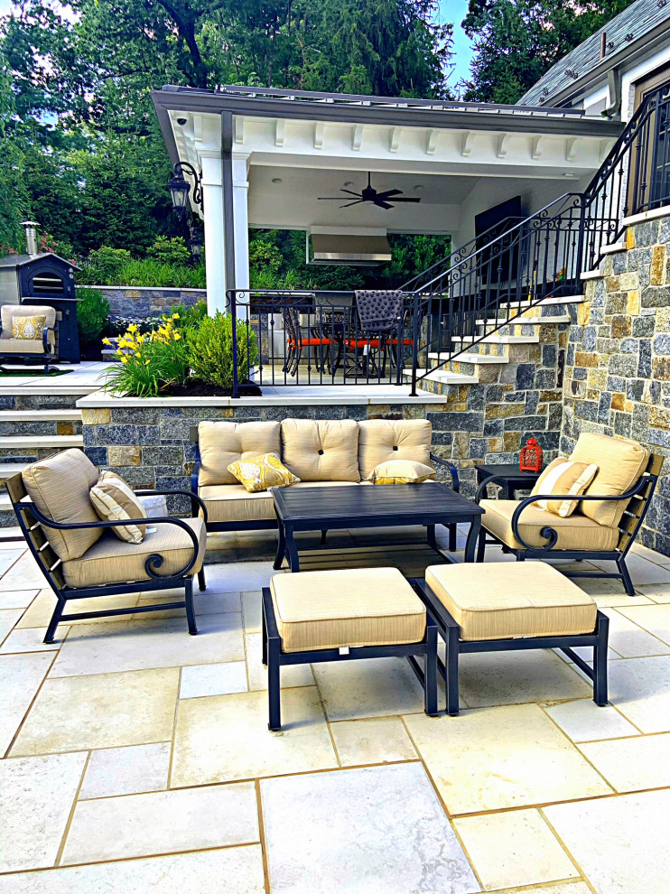 Ridgewood NJ Pool & Landscape Design-Landscape Architecture - Terrasse ...