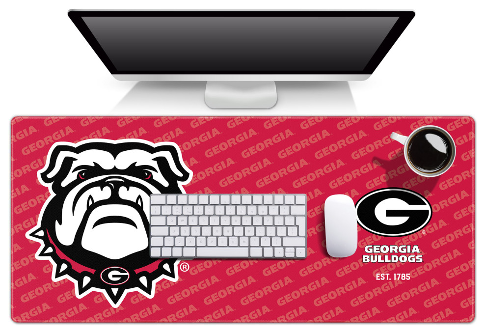 Georgia Bulldogs Logo Series Desk Pad - Contemporary - Desk Accessories ...