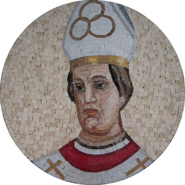 Handmade Mosaic - Religious Icon, 72" x 72" - Contemporary - Tile ...