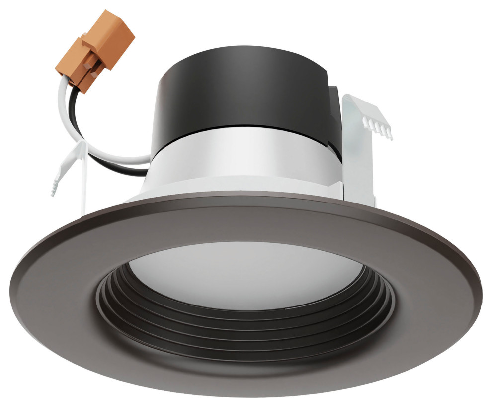 Satco Lighting 7W LED Downlight Retrofit 4" CCT Selectable, Bronze ...