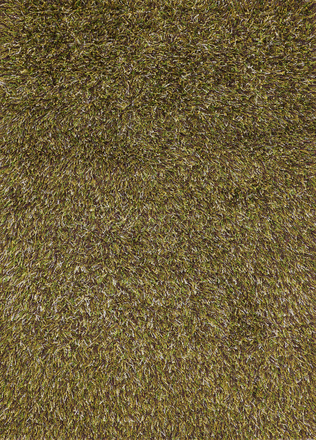 6.6 X 9.8 ft Handmade Shag Handloom Wool Sprinkle Lime Green Modern ...