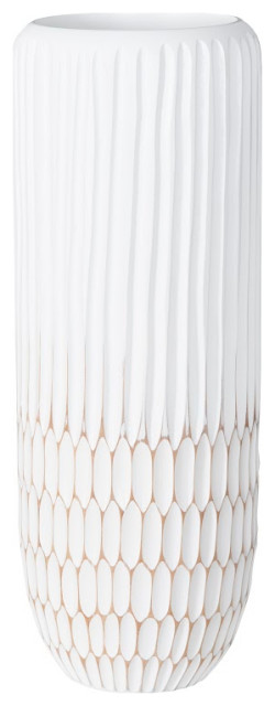Lacuna Vase, Large - Farmhouse - Vases - by Phillips Collection | Houzz