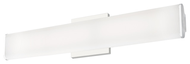 Ferguson Bathrrom Light Fixture, Chrome, 24x2x4 - Transitional ...