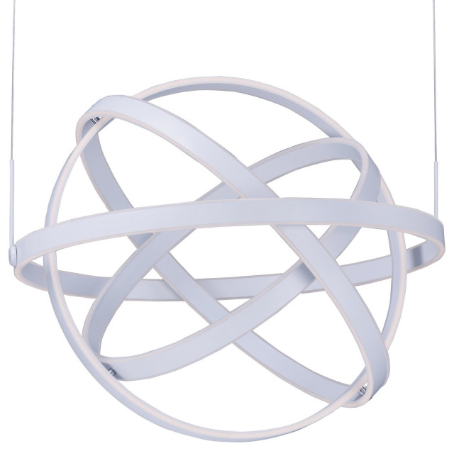 ET2 E24586 Gyro 32"W LED Globe Chandelier - Modern - Chandeliers - by ...
