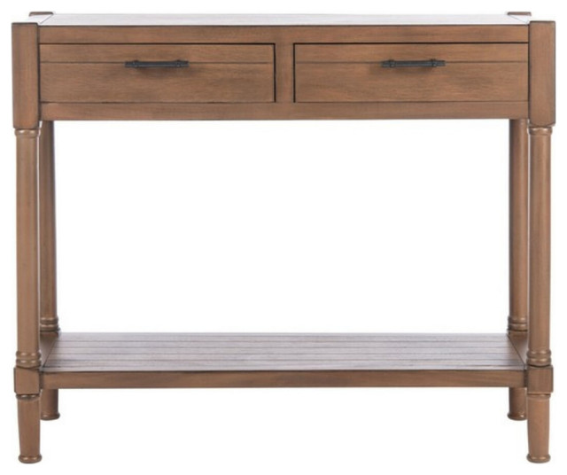 Lane 2 Drawer Console Table, Brown - Traditional - Console Tables - by ...