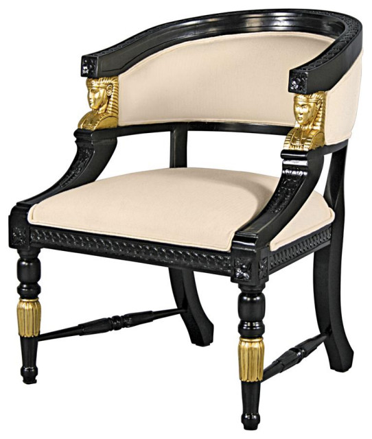 Design Toscano Neoclassical Egyptian Revival Chair - Traditional ...