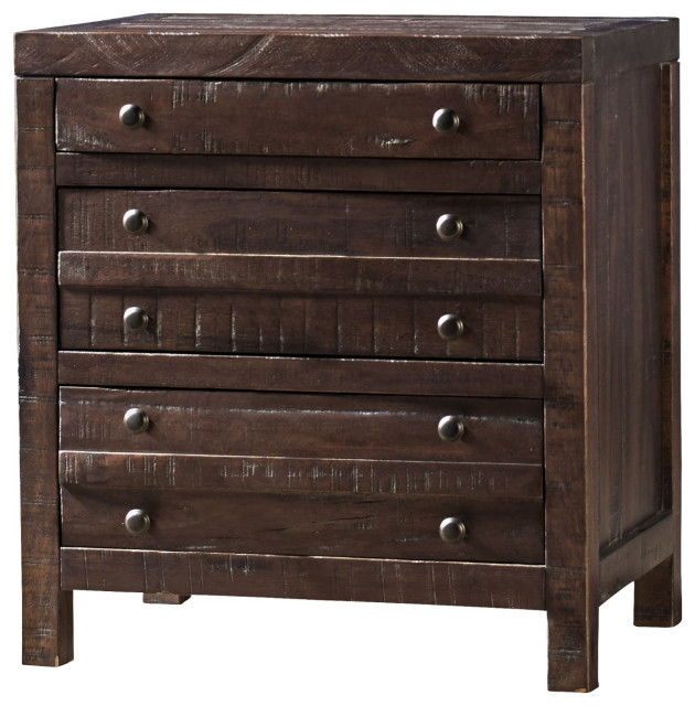 Townsend 5 PC Queen Storage Bedroom Set w Chest in Java, Queen ...