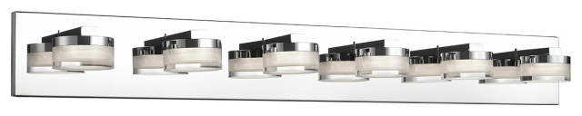 Berg Bathrrom Light Fixture, Chrome - Contemporary - Bathroom Vanity ...