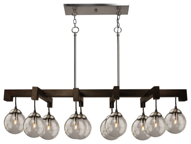 Espresso Island Light, Deep Expresso Brown - Contemporary - Kitchen ...