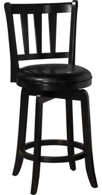 Catania Modern / Contemporary 39" Wood Transitional Counter Stool in ...