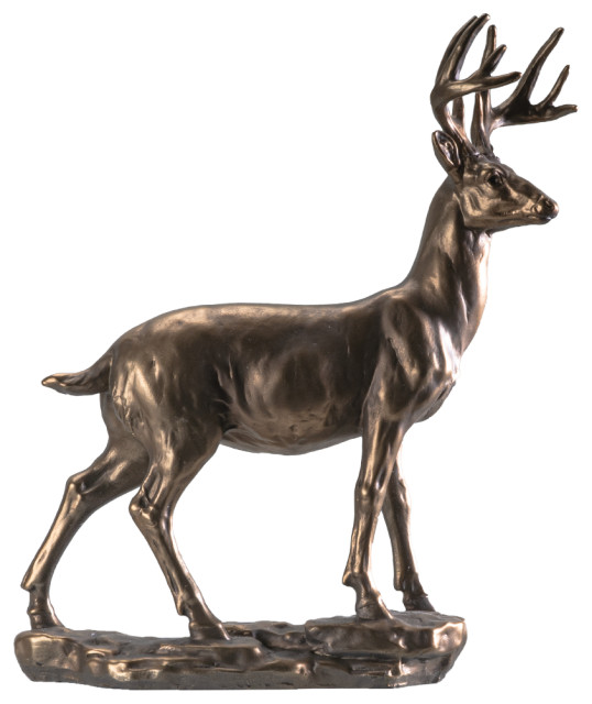 Stag Statue - Rustic - Decorative Objects And Figurines - by Pacific ...