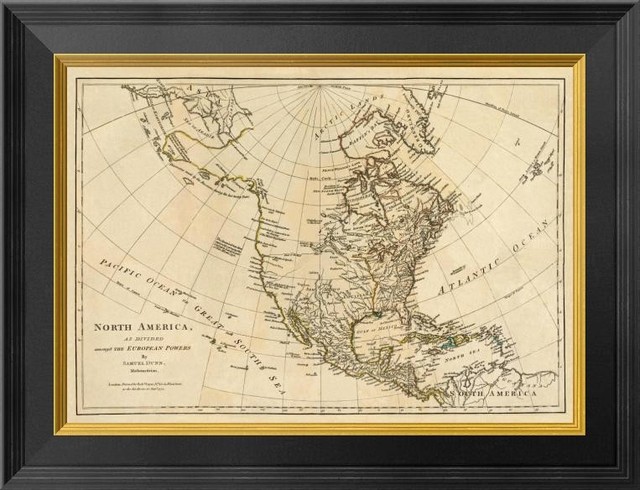 North America, As Divided Amongst The European Powers, 1776, 20"x1.5 ...