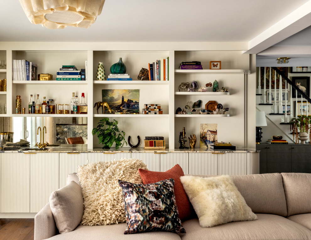 Colts Neck Colonial - Farmhouse - Living Room - New York - by Forina ...