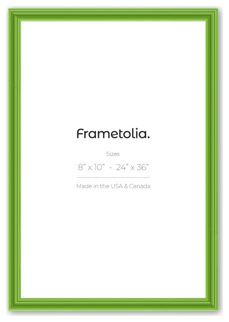 Fresh Lime 2" Lavo Picture/Gallery Frame, 8" x 10" - No Mat ...