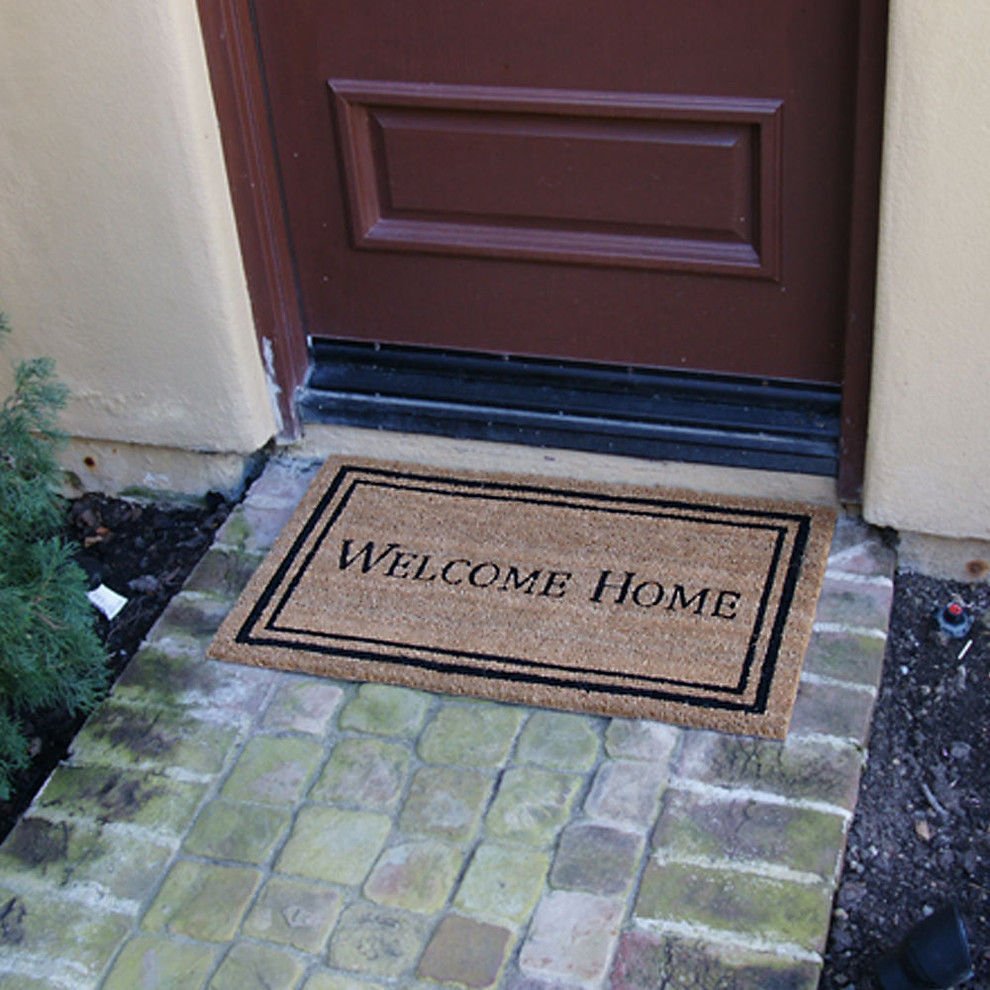 Contemporary Welcome Home Mats, 18"x30" - Contemporary - Doormats - by ...