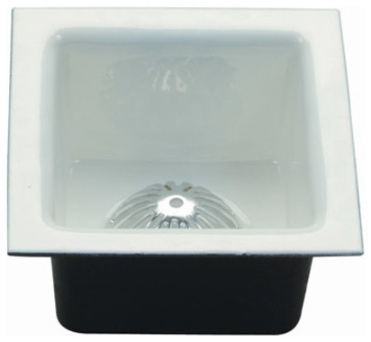 PROFLO PF906K 12" x 12" Enameled Cast Iron Floor Sink - Utility Sinks ...