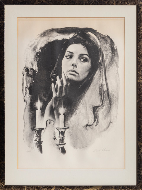 Shabbas Candles IV, Sandu Liberman, 23.5x36 - Contemporary - Fine Art Prints - by RoGallery | Houzz