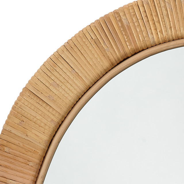 Aloha Rattan Mirror - Tropical - Wall Mirrors - by Jamie Young Company ...